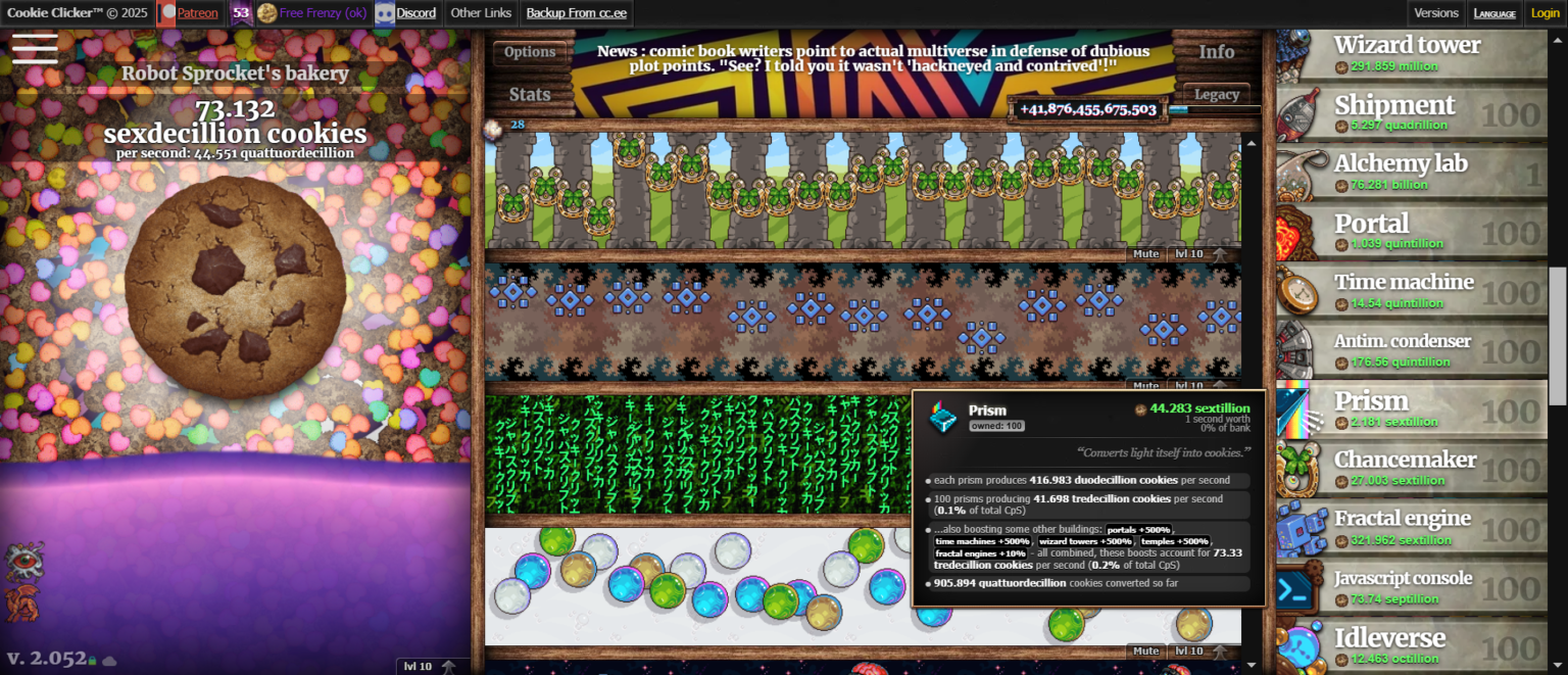 Enable Dev Tools In Cookie Clicker With A Cheat Name Cookie Clicker 2351