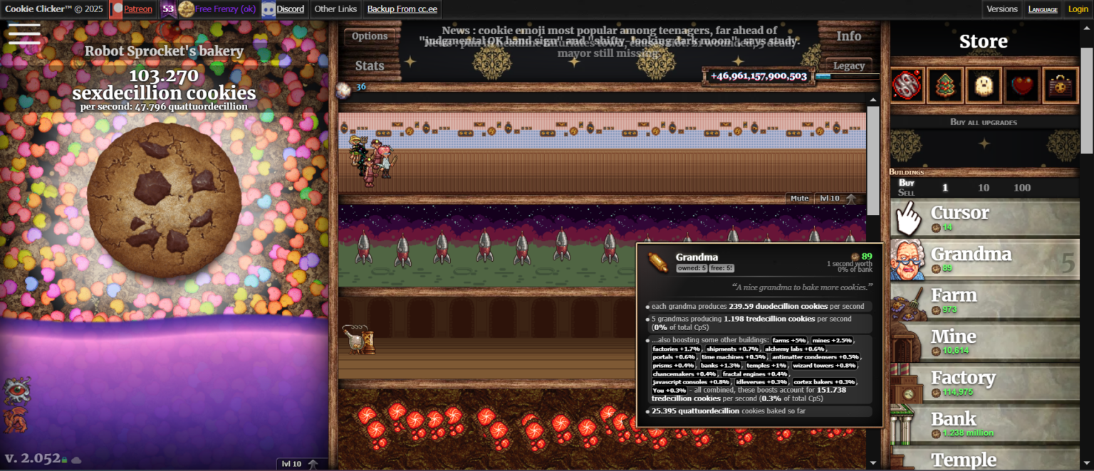 TURN YOUR COOKIE CLICKER INTO A GRANDMA-POWERED EMPIRE – Cookie Clicker